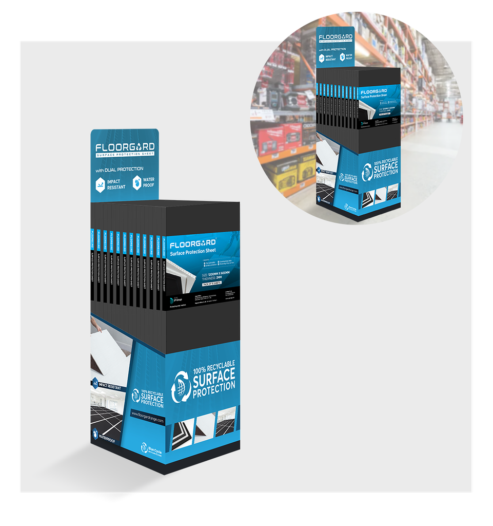 Floorgard Corry Board Display Box | SP Group